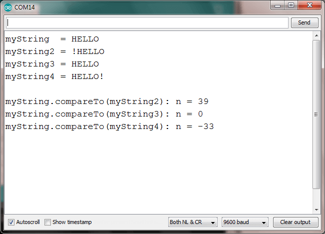 Arduino String Function Replace Substring Etc